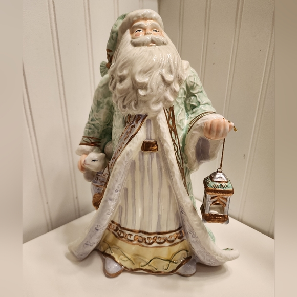 Accents | 12 Inches Tall Large Santa Figurine With Matching Lantern ...